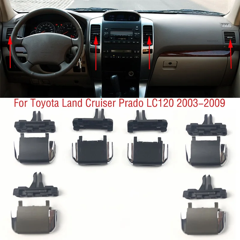 Car Front Dashboard Air Conditioner Outlet A/C Air Conditioning Vents ...