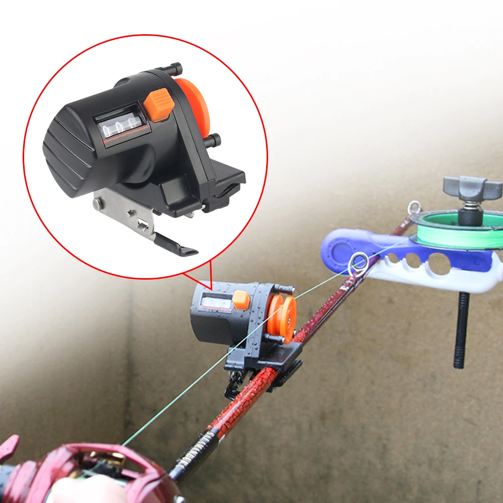 Fishing Tackle Length Measurement Counter 0-999M Fishing Equipment ...
