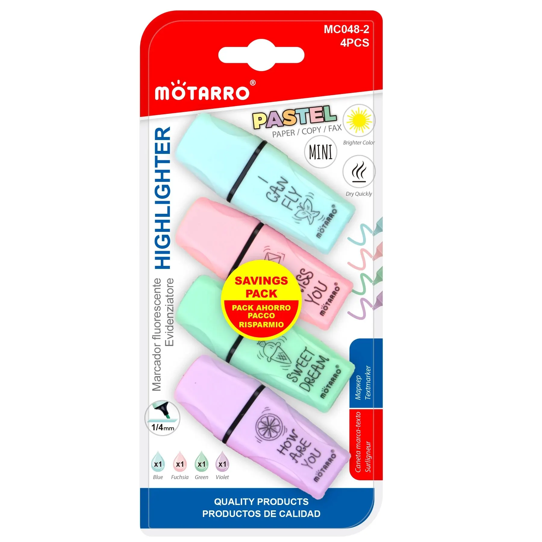 MOTARRO-Mini-stylos-surligneurs-pointe-souple-Macaron-marqueurs-de ...