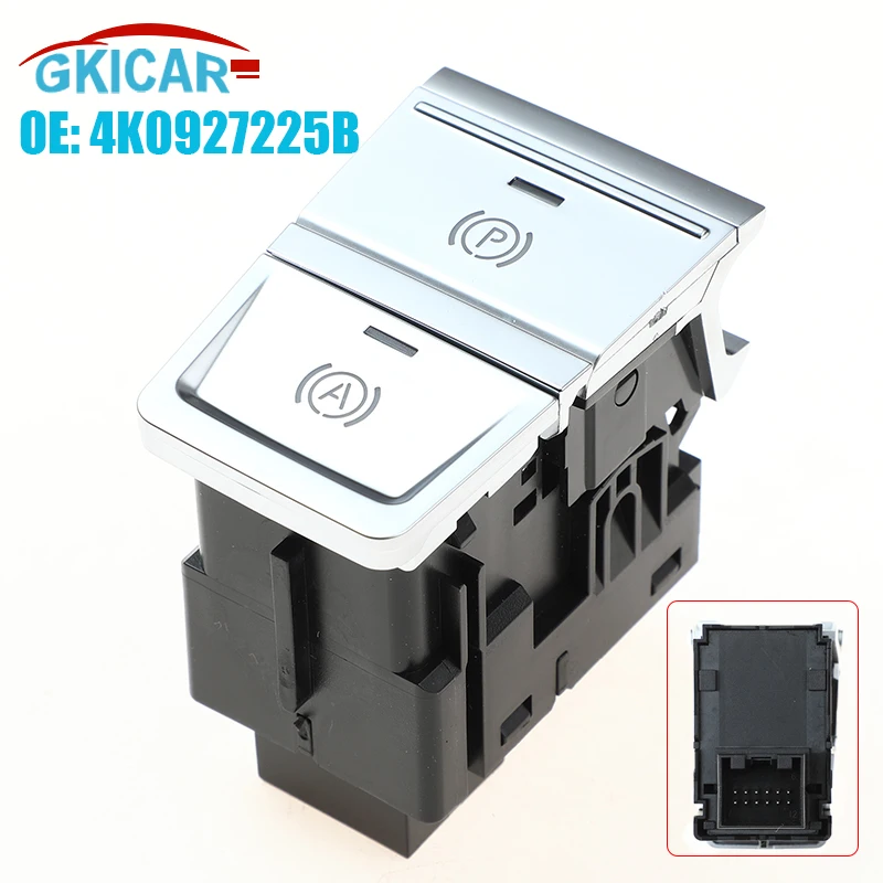 4K0927225B 12 Pins Electric Handbrake Switch Parking Brake Control For ...