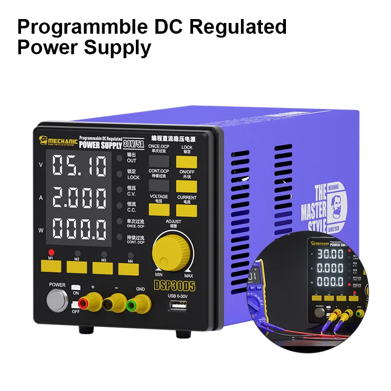 MECHANIC-DS30D5-30V-5A-Programming-DC-Regulated-Power-Supply-with ...