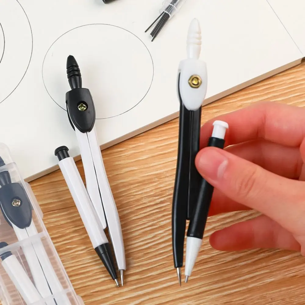 With-Pencil-Refills-Lead-Compass-Drawing-Set-High-Precision-Metal ...