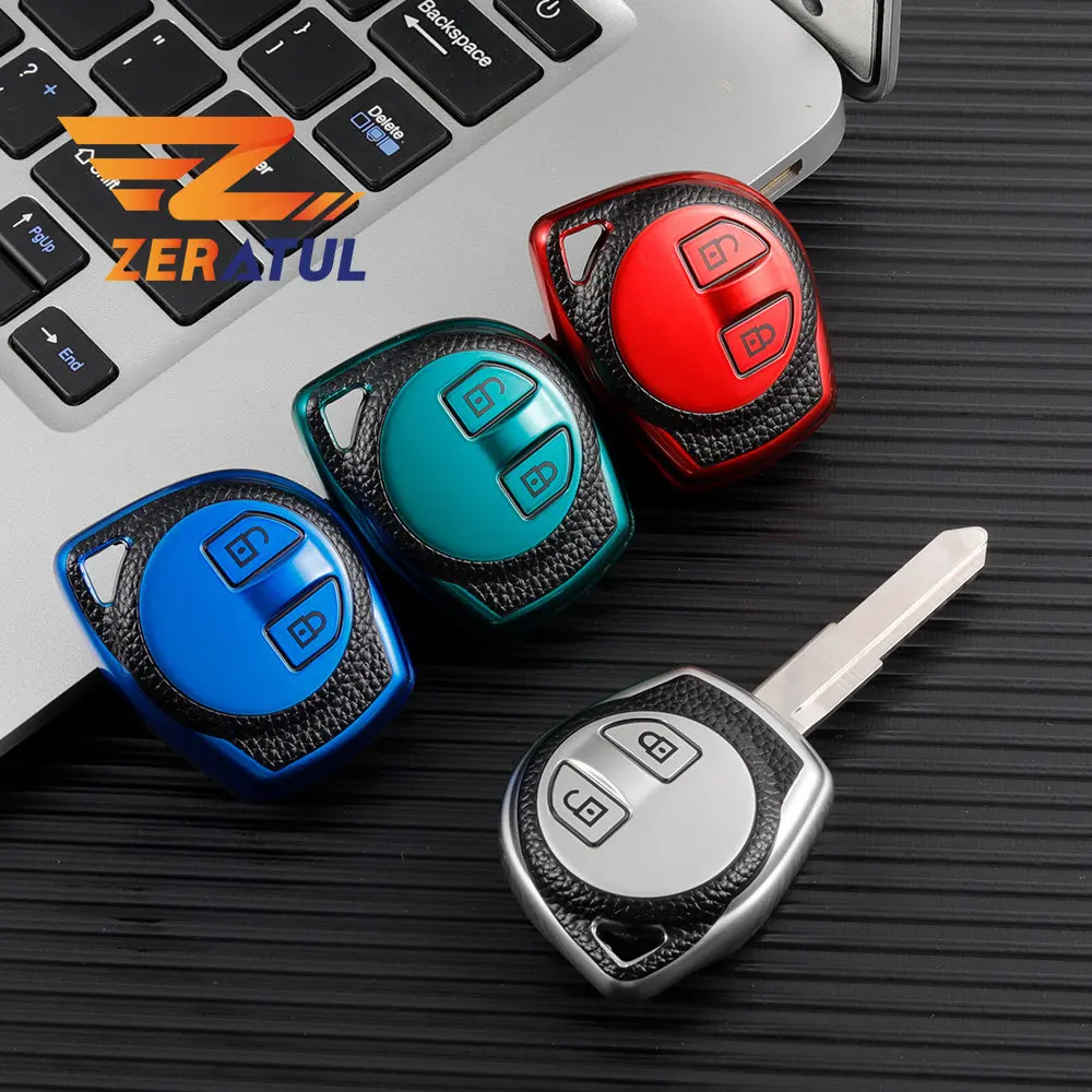 2-Button-TPU-Car-Remote-Key-Fob-Case-Cover-Shell-Fob-For-Suzuki-SX4 ...