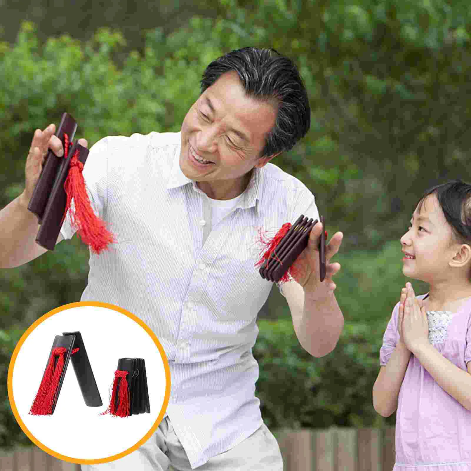 1 Set of Chinese Traditional Kuaiban Clappers Hand Percussion ...