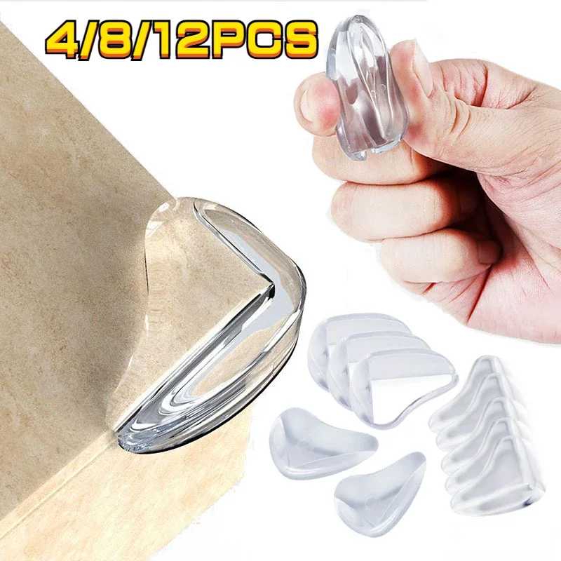 4-8-12PCS-Baby-Safety-Silicone-Protector-Table-Furniture-Kids-Desk ...