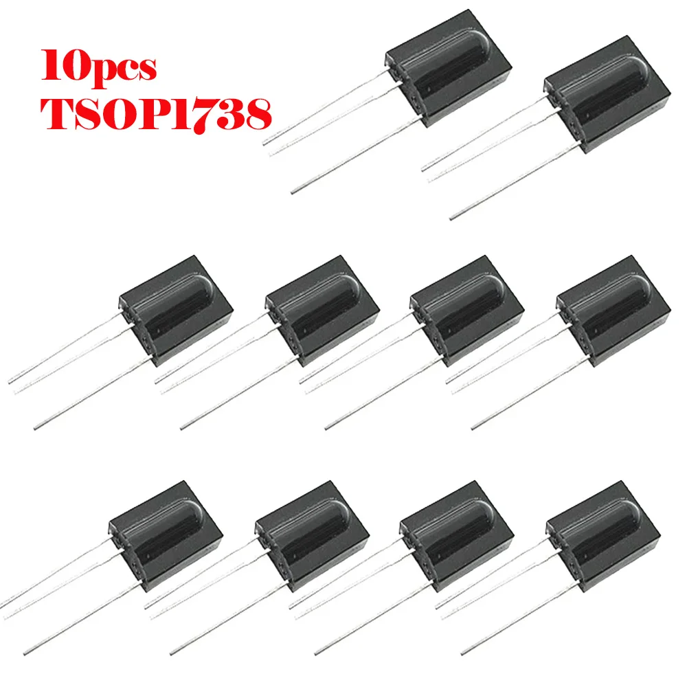 1-5Pcs-TSOP1738-DIP-3-Sensor-Modules-For-PCM-Remote-Control-Infrared ...
