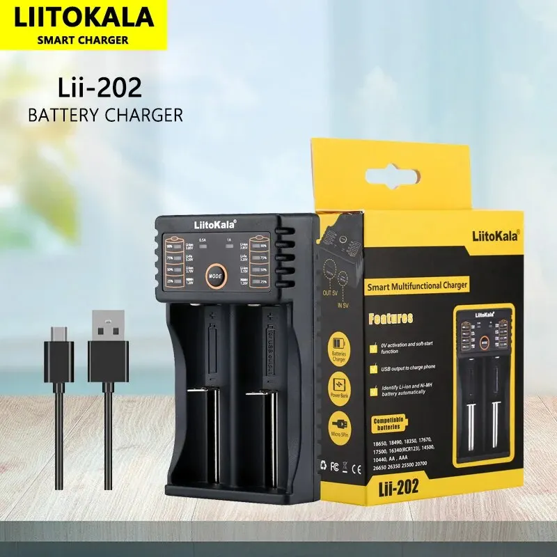 Liitokala-cargador-inteligente-de-bater-a-de-litio-dispositivo-de-carga ...