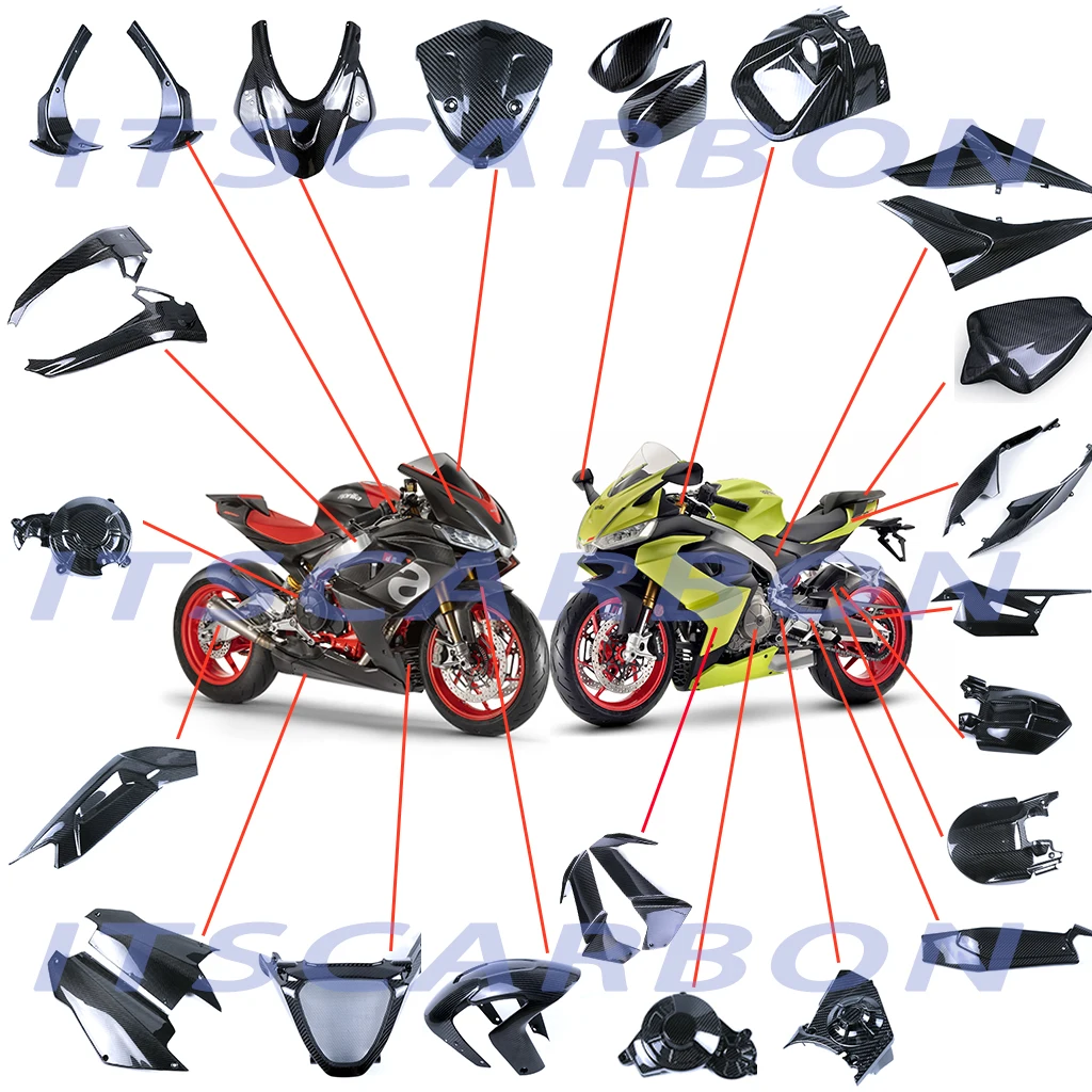 Carbon Fiber Motorcycle Accessories | Aprilia Motorcycle Equipment ...