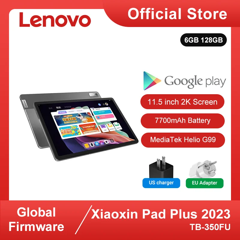 Lenovo-Xiaoxin Pad Plus Tab Plus, Helio G99, 11.5 ", 2K Screen, 6GB ...