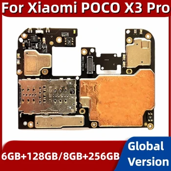 Mainboard for Xiaomi POCO X3 Pro, Unlocked Mobile Main Circuits Board, 128GB, 256GB ROM ...