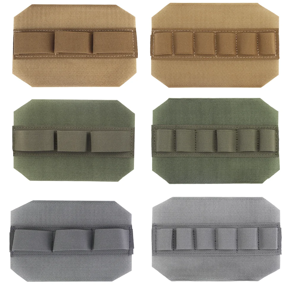 Portable Tactical Loop Panel Pouch Insert Organizer 6 Hole Bulk Bullet ...