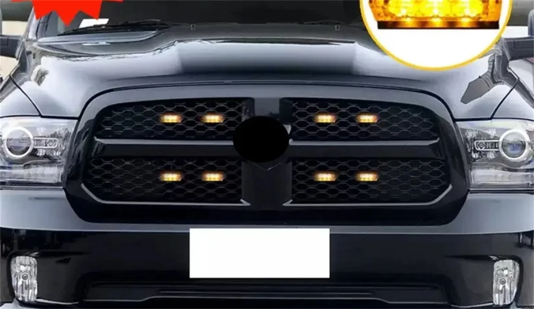 Front Bumper Grill Radiator Grille for Dodge RAM 1500 2500 13-18 ...