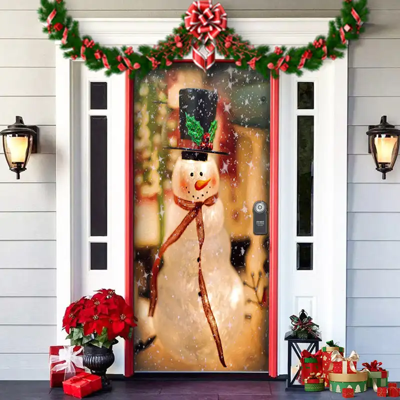 3d Christmas Door Cover