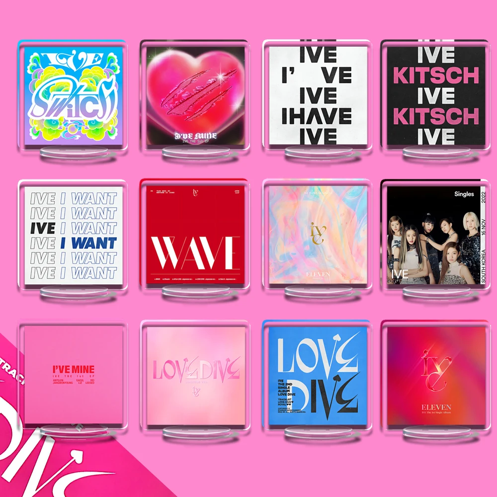 Kpop-IVE-lbumes-de-acr-lico-de-3CM-SWITCH-LOVE-DIVE-ELEVEN-Standee ...