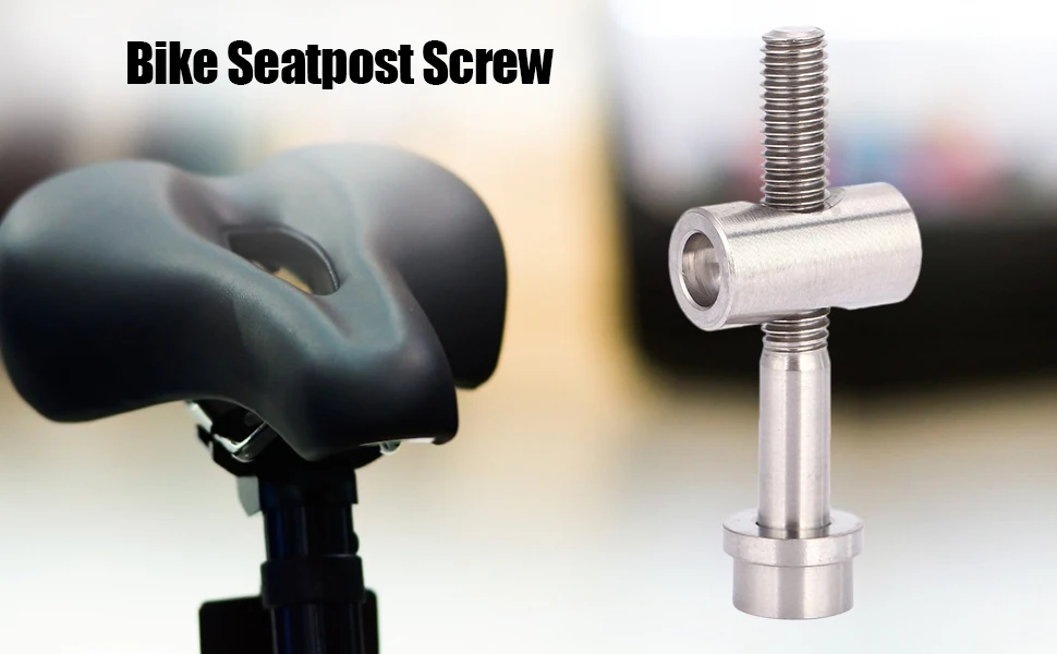 Bike Seatpost Fixed M5x30 35 40mm Post Round Head Screw and Colors For ...