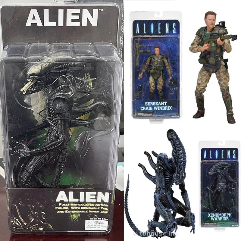 Figura-de-acci-n-de-Aliens-vs-Predator-mu-eco-de-juguete-modelo-de-PVC ...