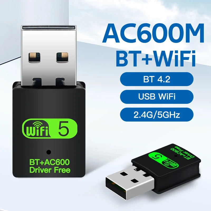 FENVI-600Mbps-USB-WiFi-Bluetooth-Adapter-2in1-Dongle-Dual-Band-2-4G ...