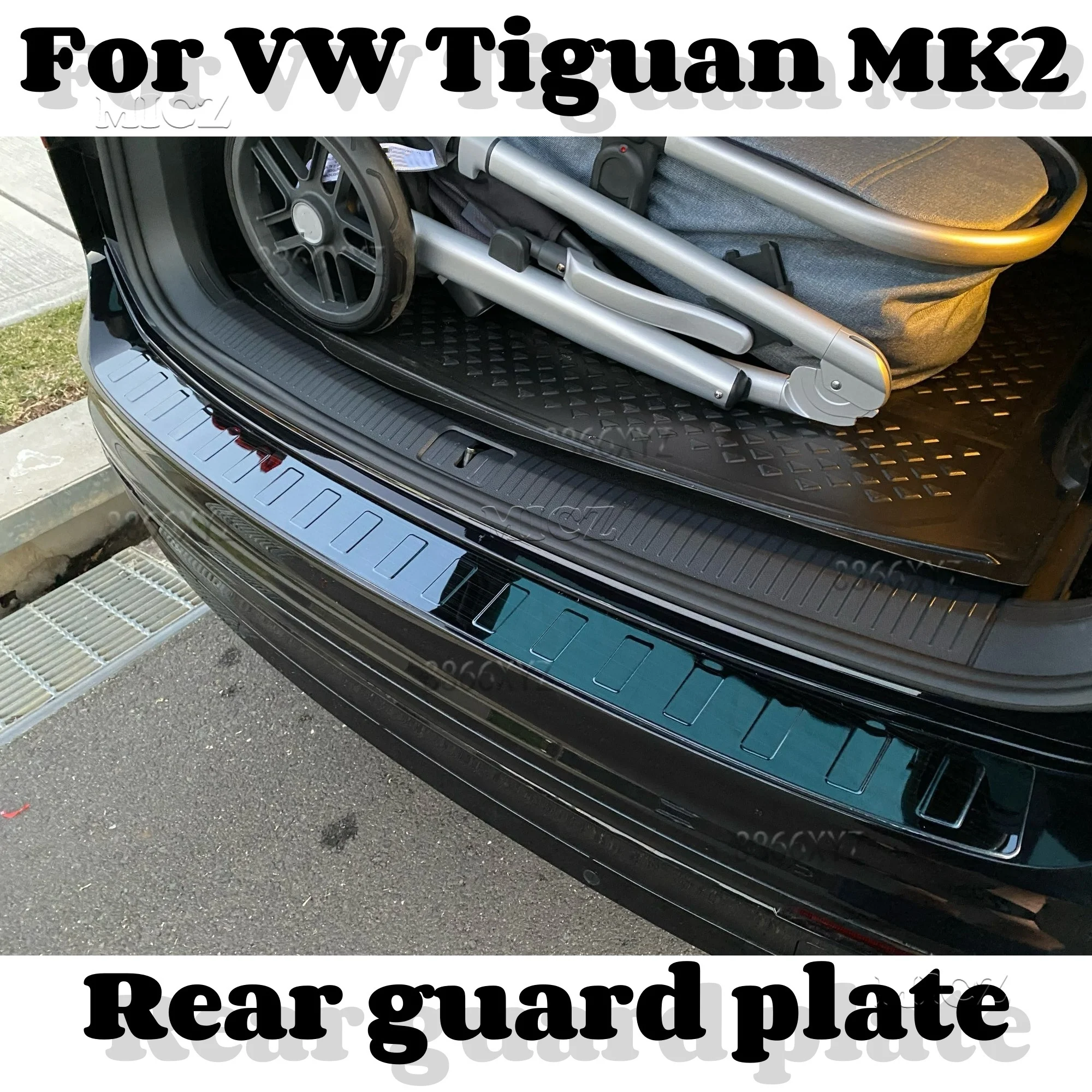 For-VW-Volkswagen-Tiguan-MK2-2017-2018-2019-2020-2023-Car-Styling-Rear ...