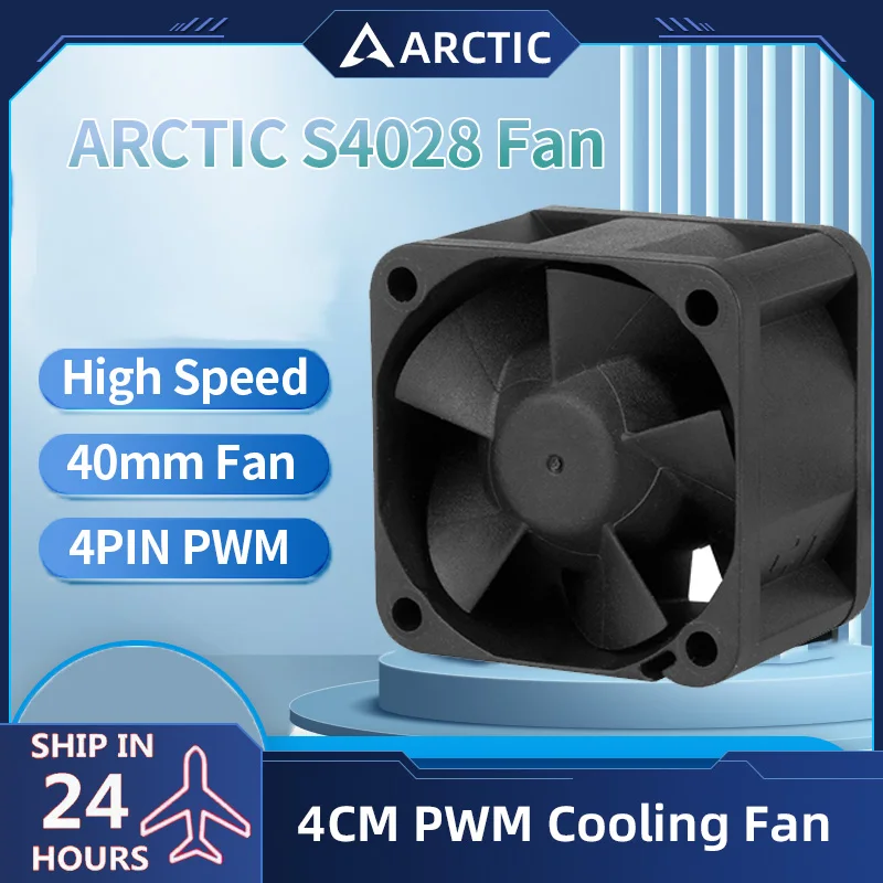 ARCTIC-S4028-40MM-12v-Cooling-Fan-High-speed-4CM-4Pin-PWM-Intelligent ...