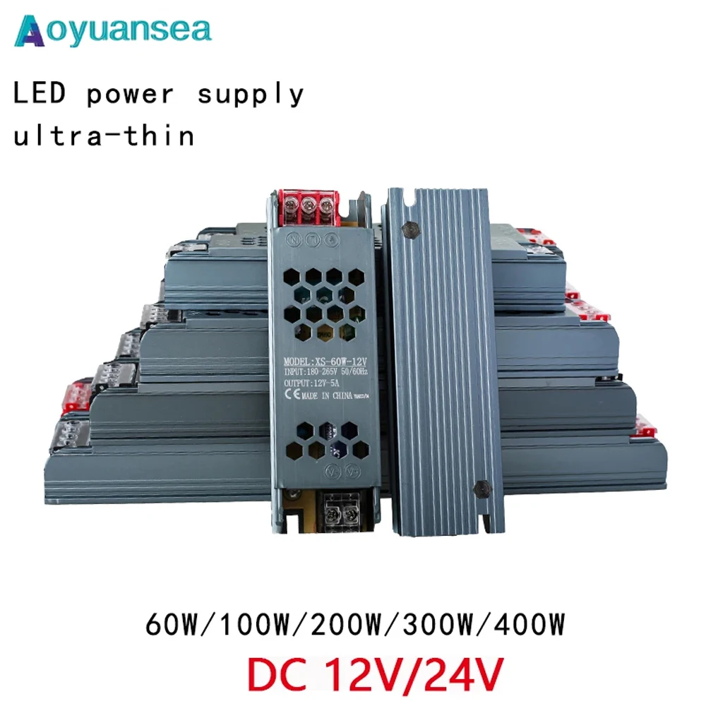 High-Quality-Mute-LED-Lighting-Transformers-220-To-12V-DC-24V-60W-100W ...