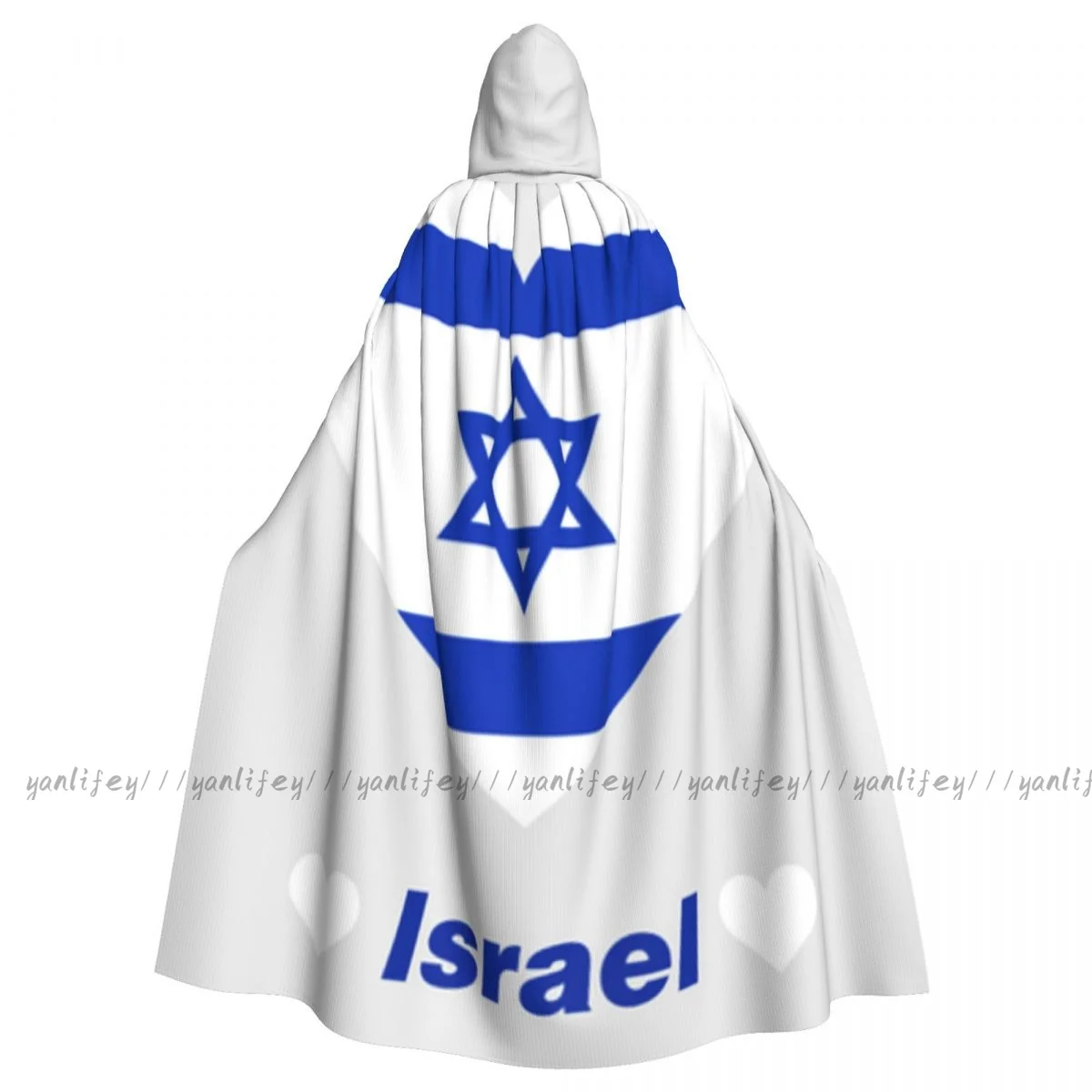 Capa-con-capucha-del-coraz-n-de-Israel-para-adultos-disfraz-de-Cosplay ...