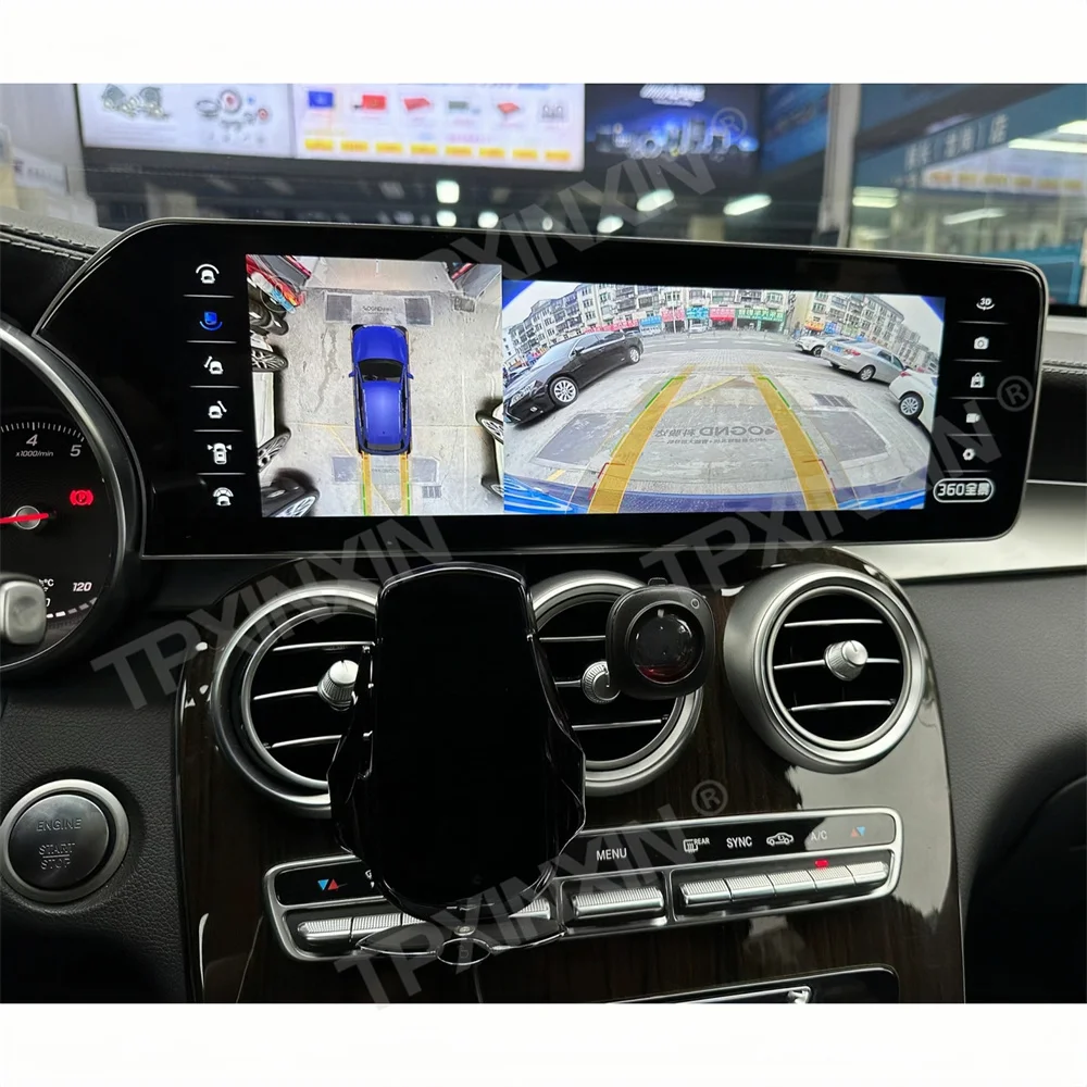 14.9 Inch 3K QLED Screen For Mercedes Benz C Class GLC X253 Car Radio ...