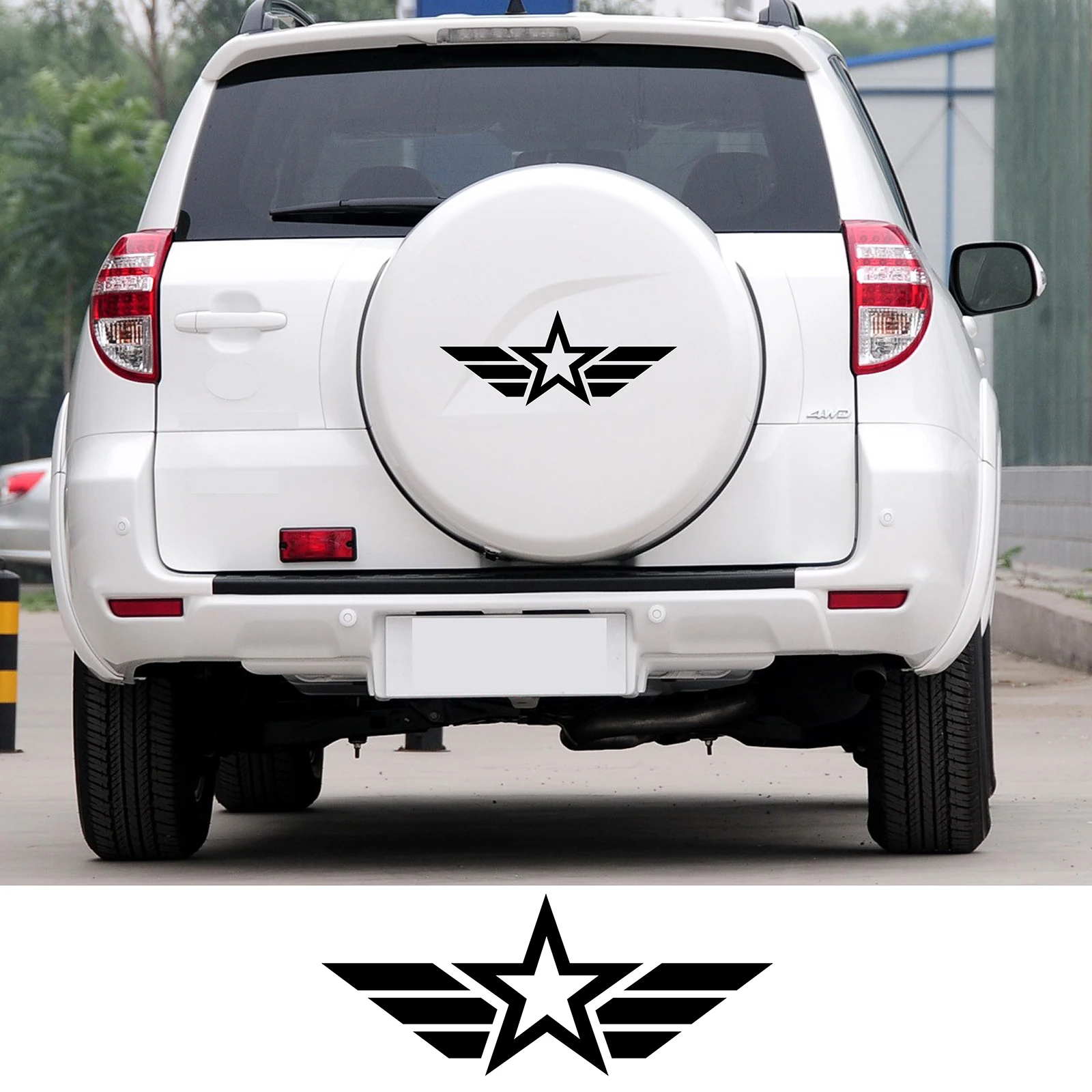 Car-Sticker-Five-Star-Decorate-Decals-Vinyl-Cover-Scratches-Waterproof ...