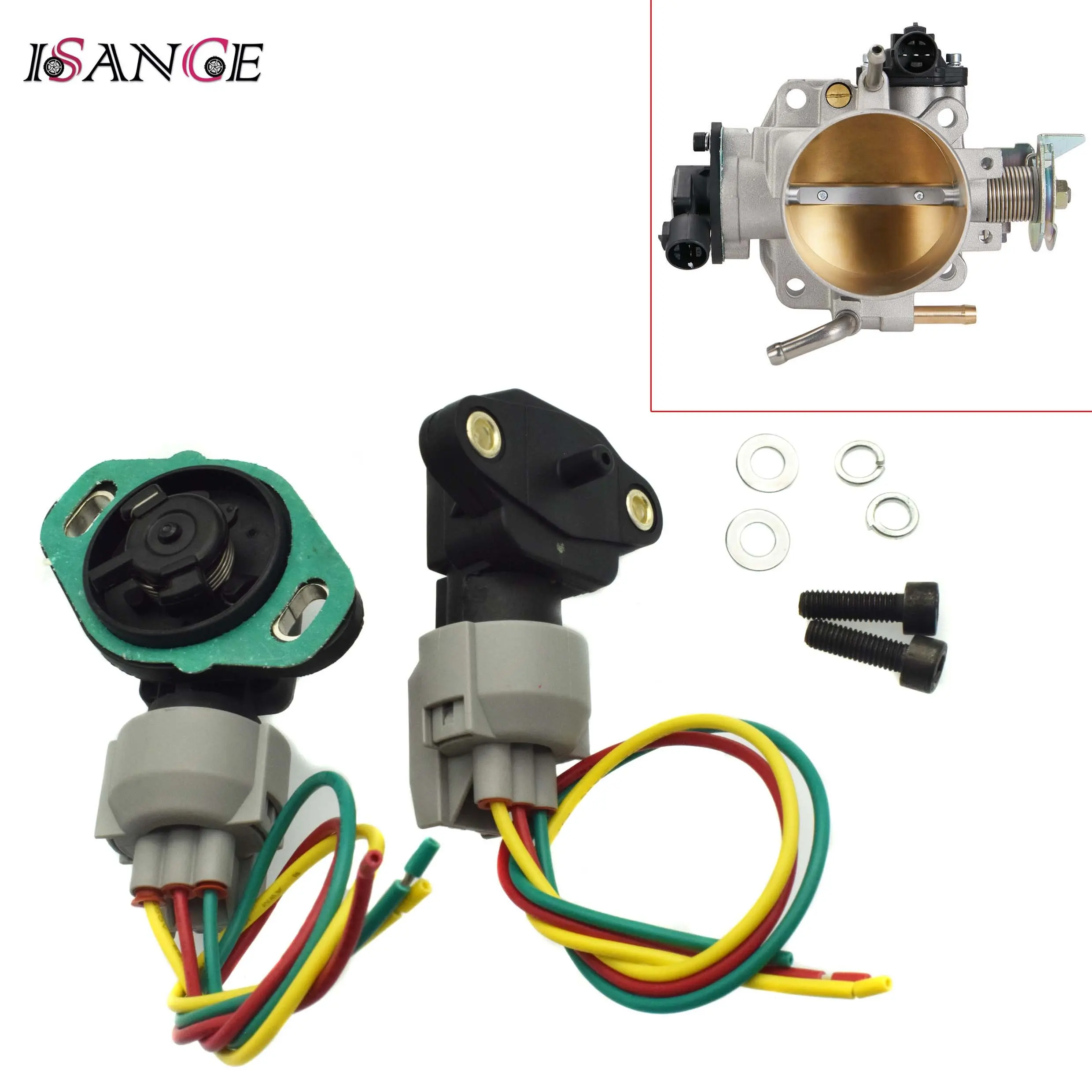 TPS MAP Sensor & Connector Harness For Honda Civic S2000 Accord Prelude ...