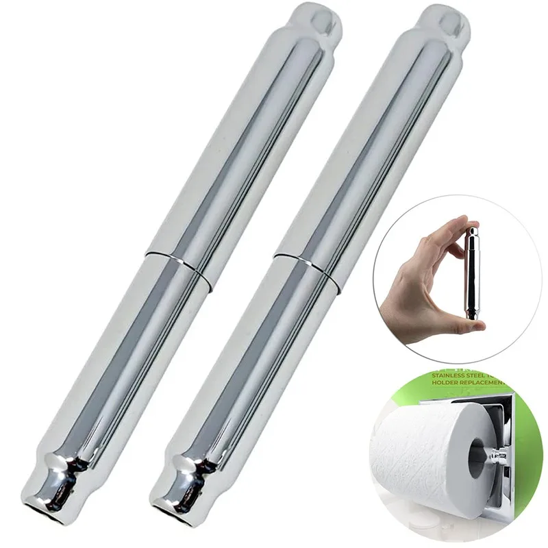 Telescopic-Tissue-Roll-Toilet-Paper-Stick-Plastic-Towel-Holder-Roller ...