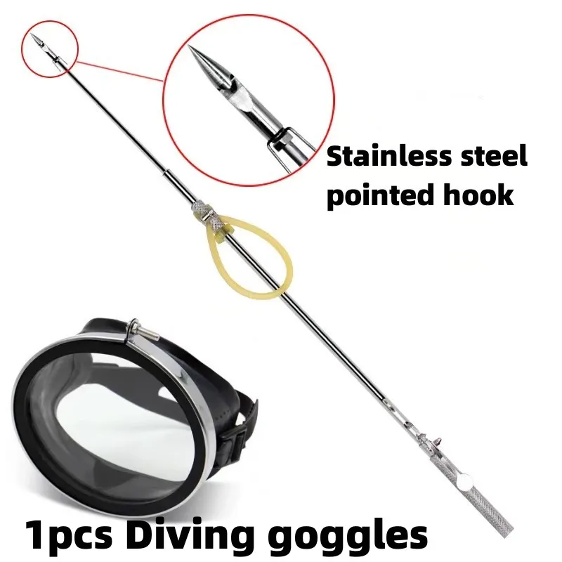 Outdoor-diving-fish-shooting-gun-high-precision-stainless-steel-close ...