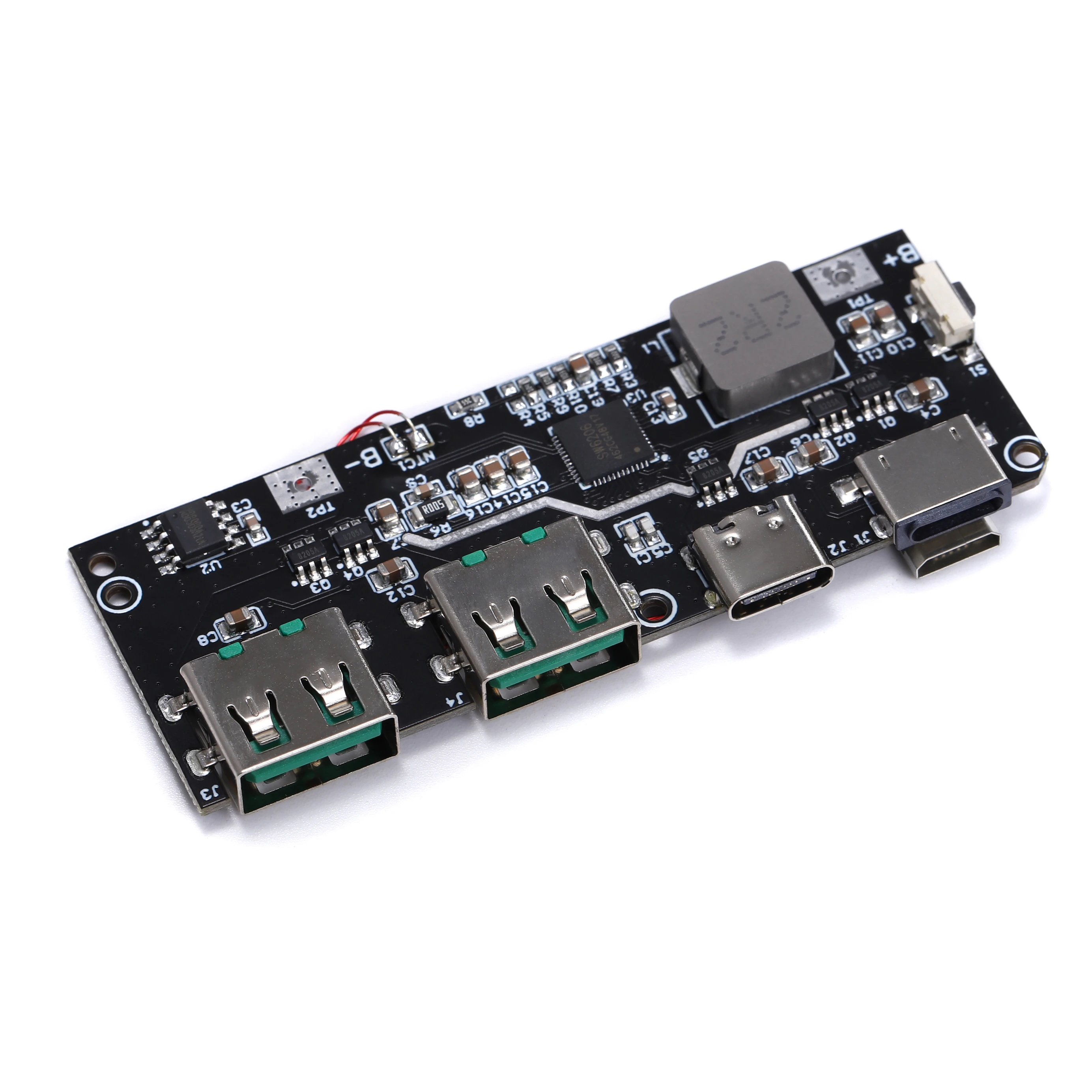 QC4.0 QC3.0 LED Dual USB 5V 4.5A 22.5W Micro/Type C USB Mobile Power ...