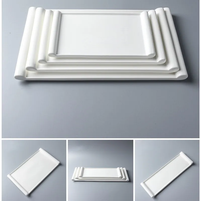 Ceramic-Large-Book-Plate-Buffet-Display-Plate-Dessert-Tray-Sushi-Dish ...