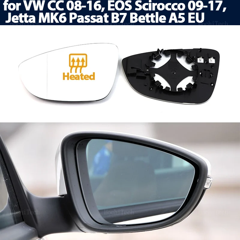 Left-Right-Side-Mirror-Glass-Rearview-Exterior-Angle-for-Volkswagen-VW ...