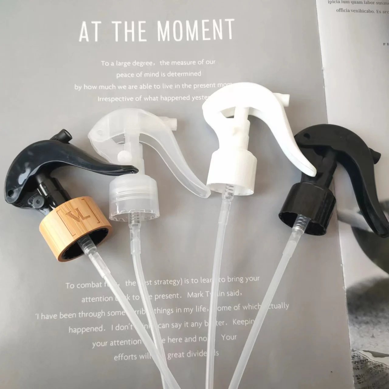 100Pcs-24-410-Mini-Trigger-Sprayer-Pump-Spray-Caps-Black-White-Clear ...