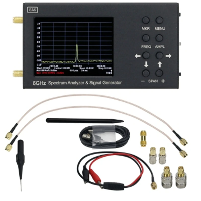 New-SA6-6Ghz-Handheld-Portable-Spectrum-Analyzer-Signal-Generator-Wifi ...