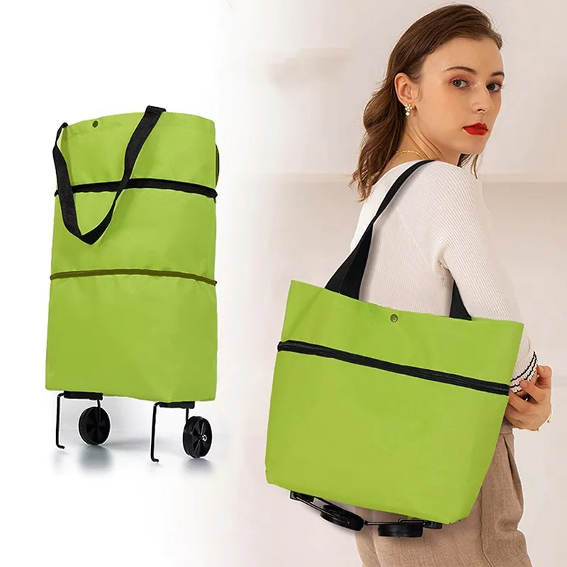 Folding-Shopping-Pull-Cart-Trolley-Bag-With-Wheels-Foldable-Shopping ...
