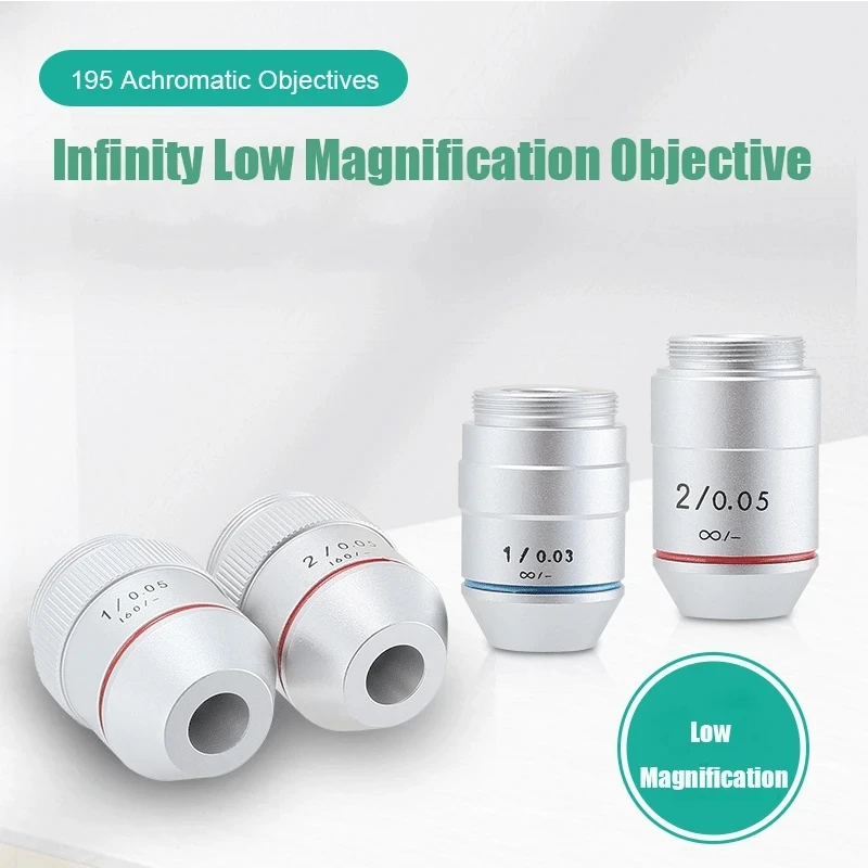 1X-2X-195-Achromatic-Infinity-Low-Power-Objective-Lens-Standard-RMS ...