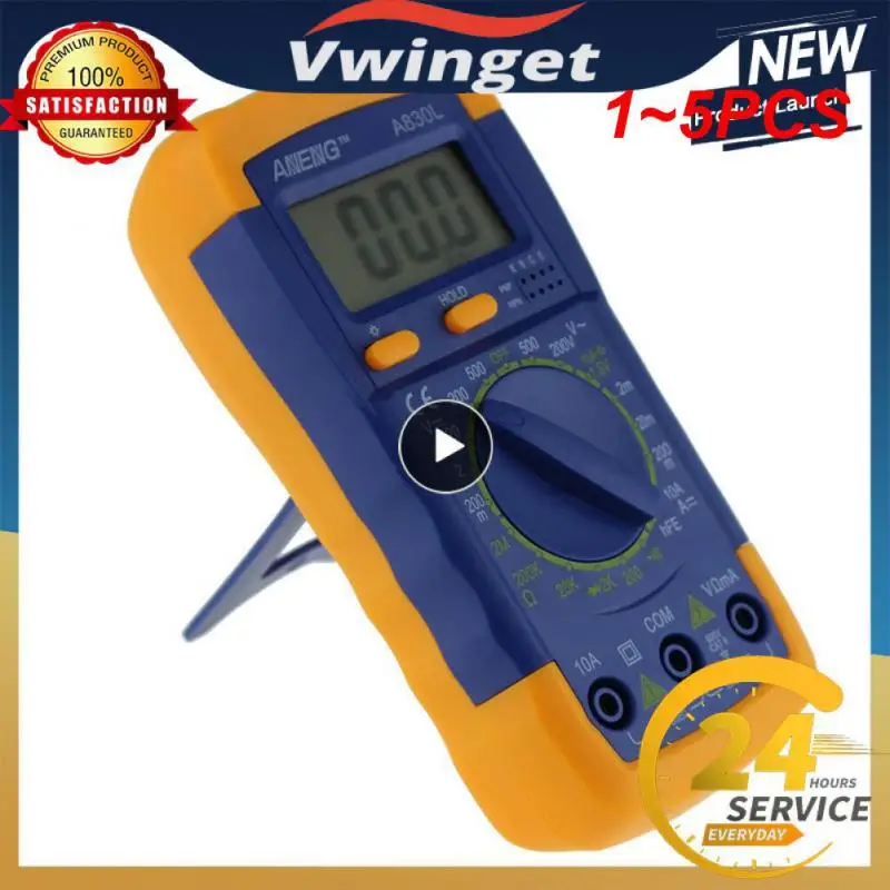 Mult-metro-Digital-DT830B-de-1-a-5-piezas-Mini-volt-metro-LCD-CC-amper ...