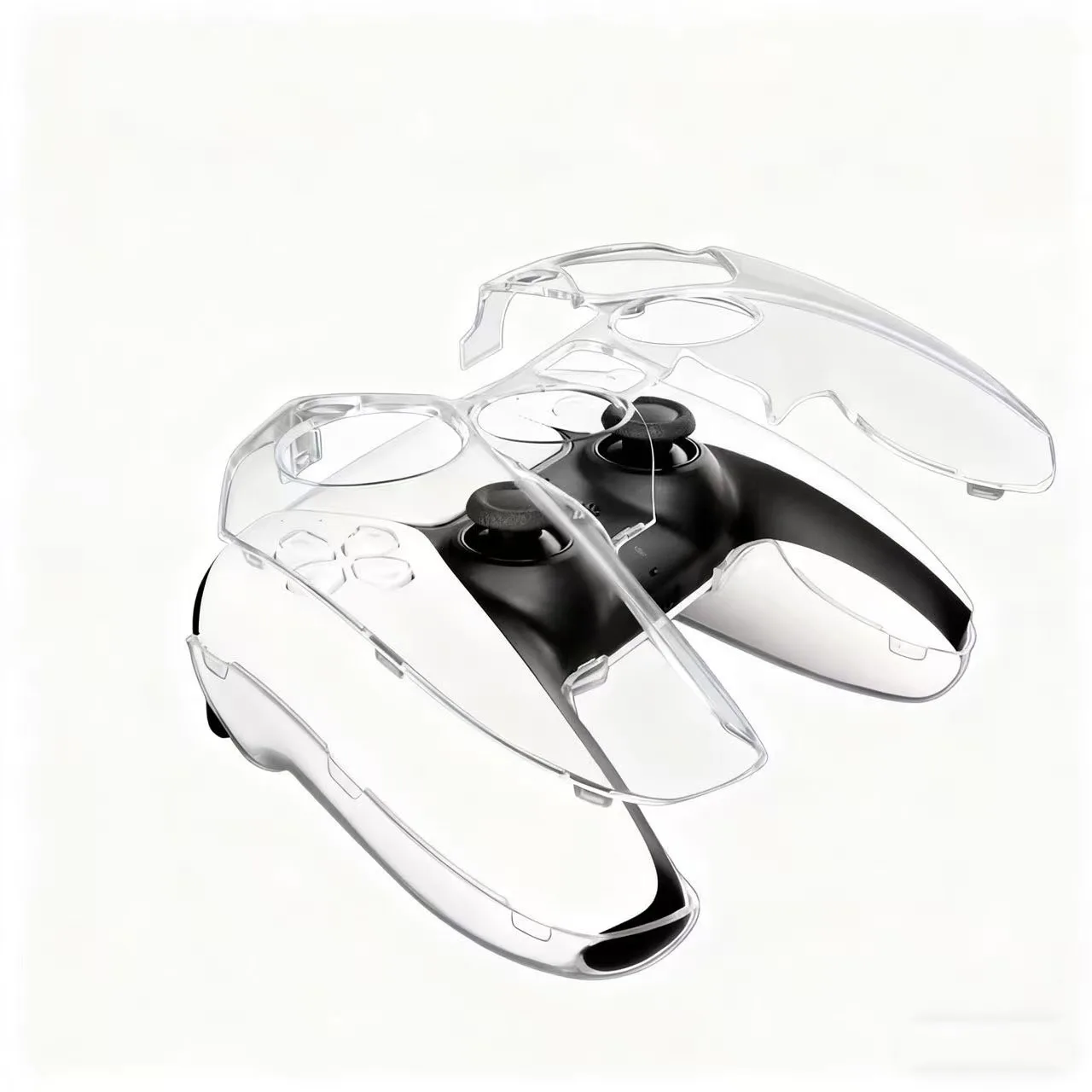 Clear Crystal Case Replacement for PS5 Controller Cover Protective Anti ...