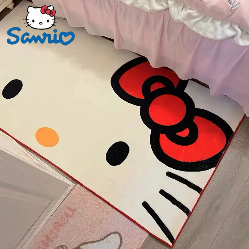 Sanrio-Kawaii-Hello-Kitty-Carpet-tamanho-grande-tapetes-de-pele-macia ...