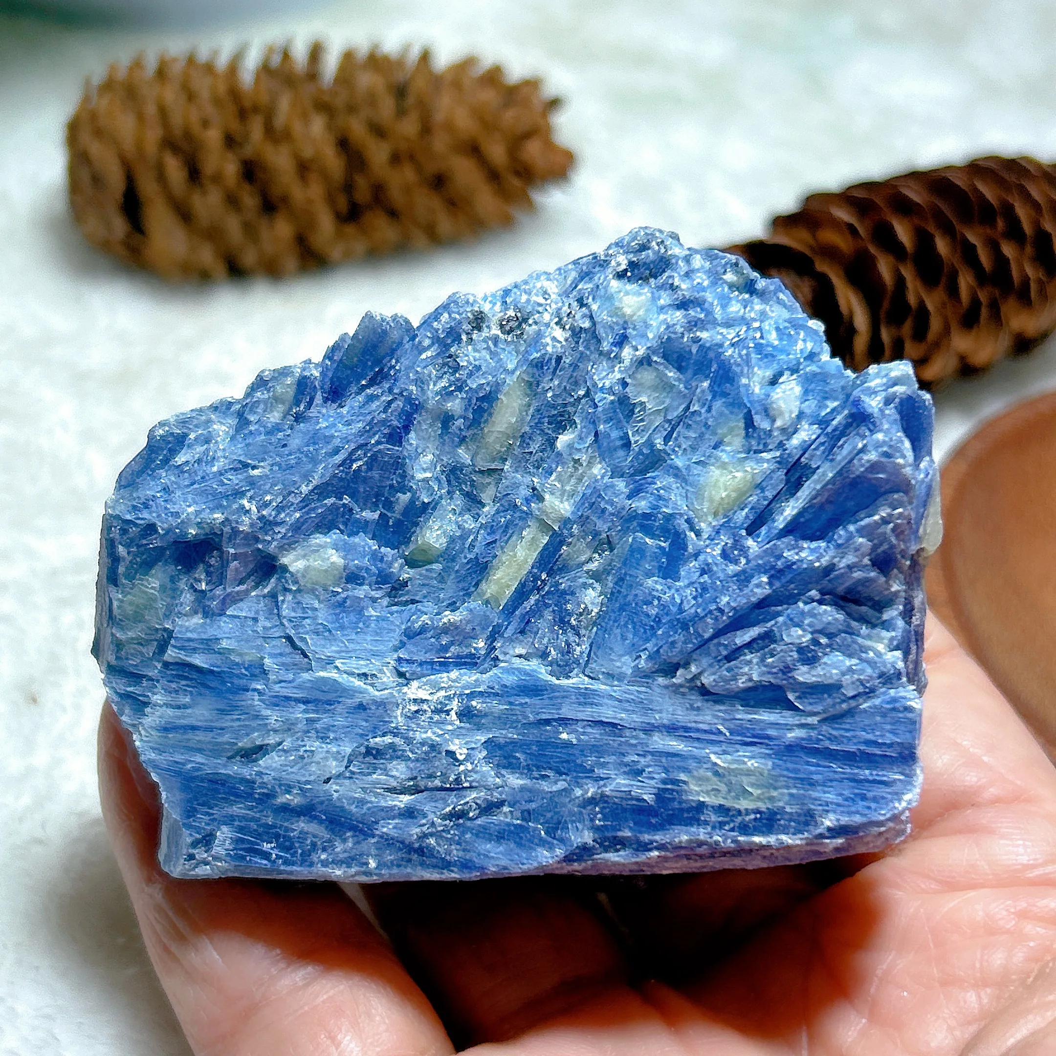 High Quality Healing Natural Crystal Kyanite Tourmaline Specimen Raw ...