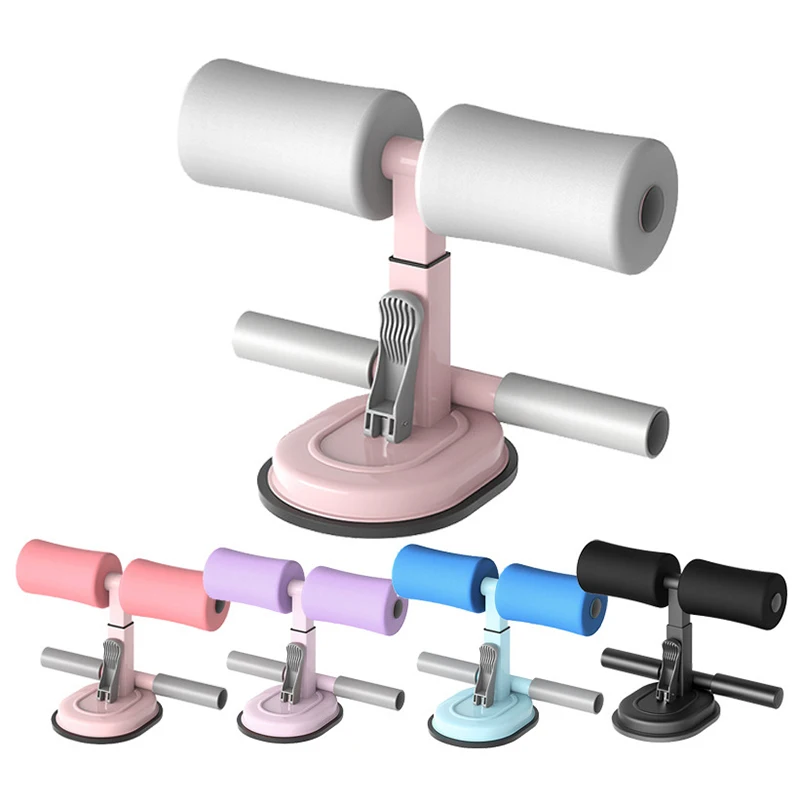 Adjustable Sit-up Bar Floor Assistant Abdominal Exercise Stand Ankle ...