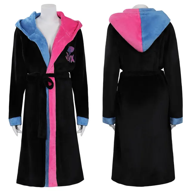Arcane League Of Legends Jinx Bathrobe Grown Cosplay Costume ...