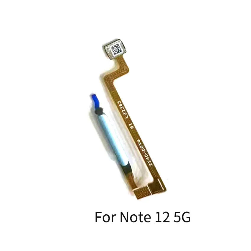 For Xiaomi Redmi Note 12 12S 12R Power Button Fingerprint Sensor Flex ...
