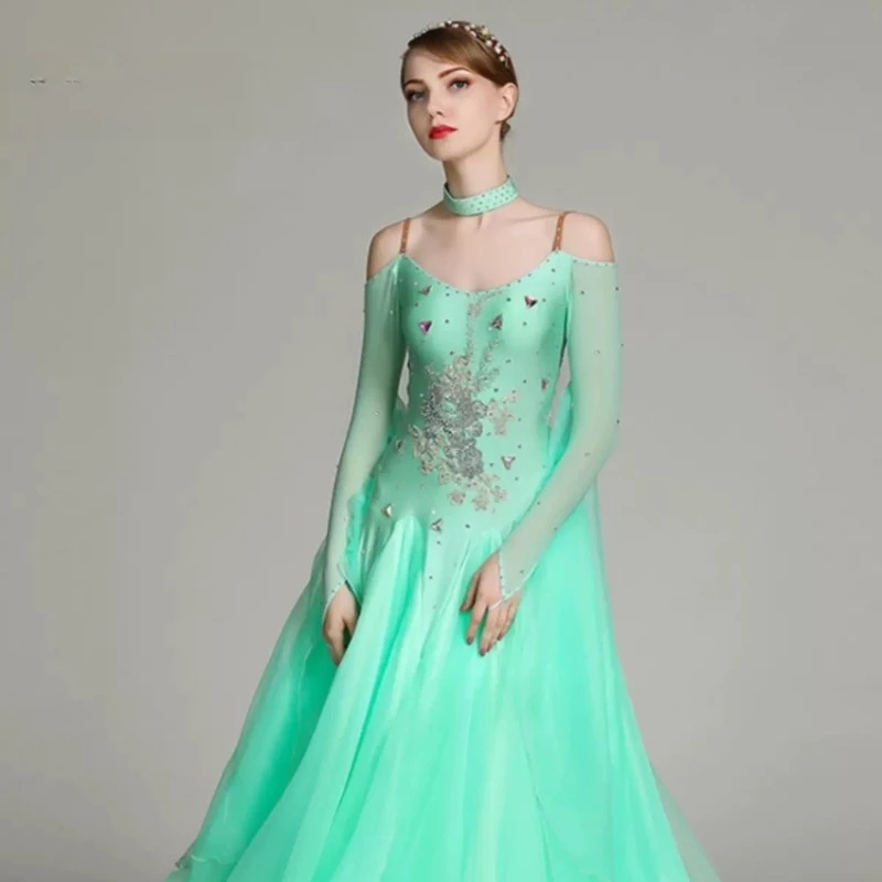 Waltz-Ballroom-Competition-Dresses-Standard-Dance-Performance-Flamenco ...