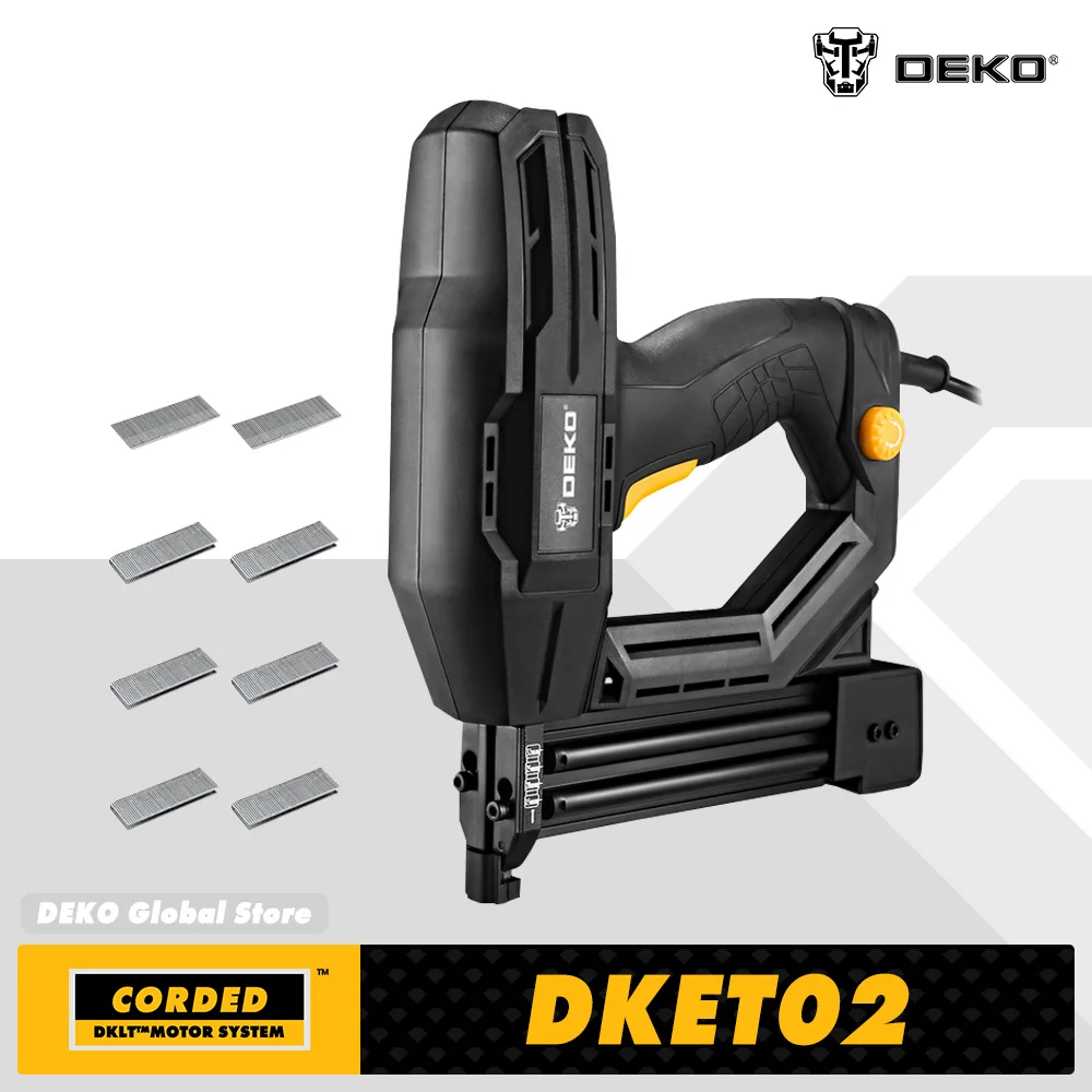 DEKO-DKET02-Electric-Tacker-and-Stapler-Furniture-Staple-Gun-for-Frame ...