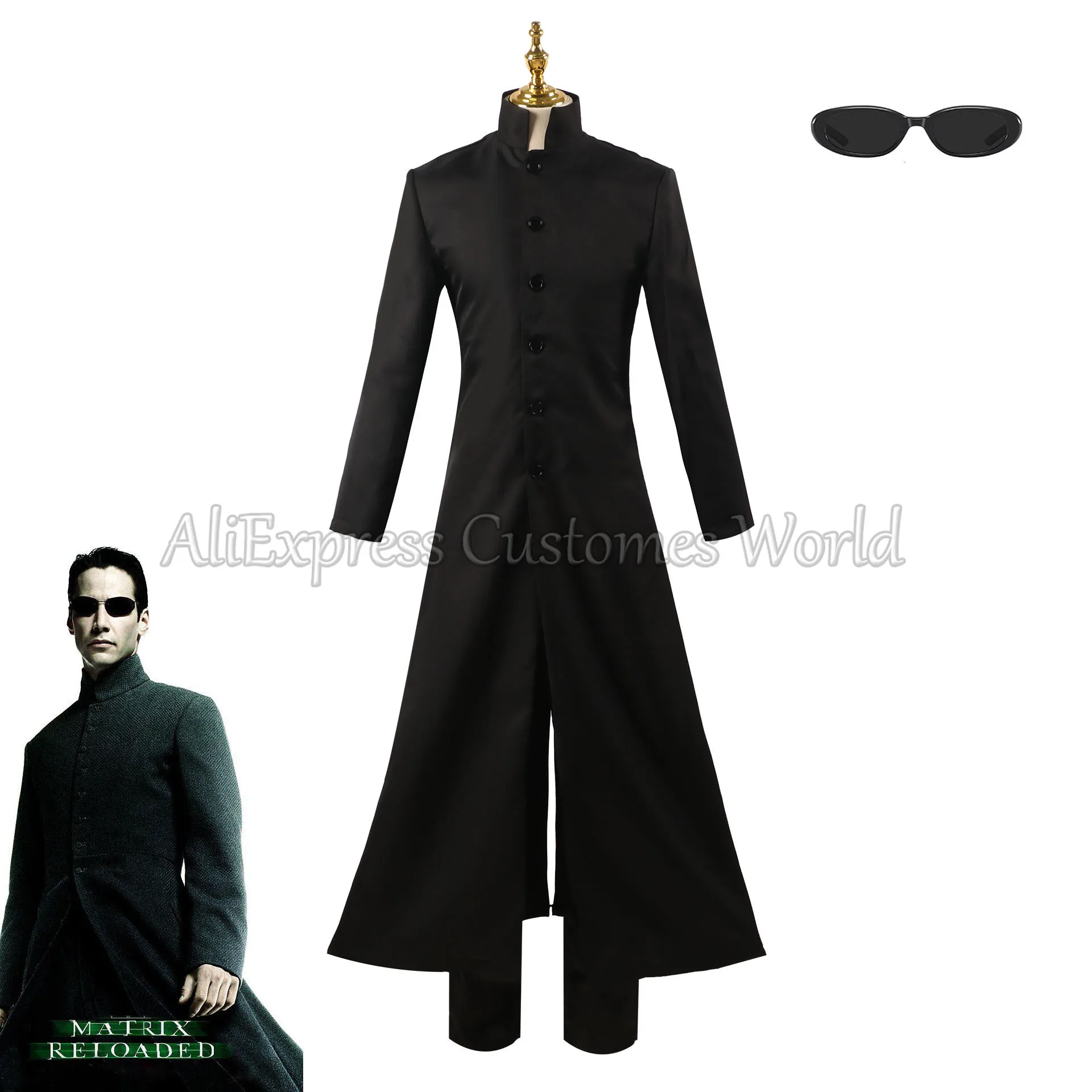 Morpheus Matrix Kostuum Mcfarlane Toys Matrix Movie Maniacs Neo Figuur