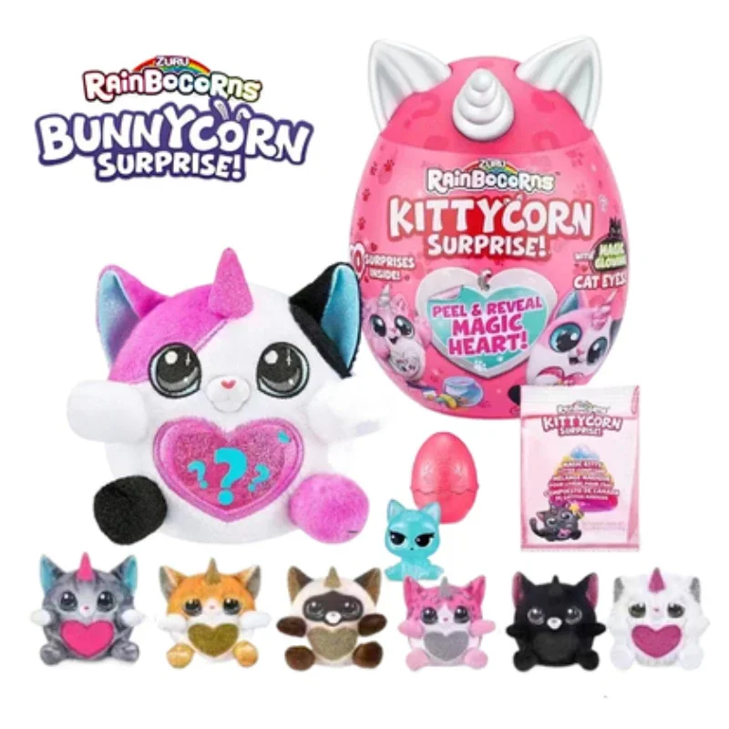 Zuru-Unicorn-Magic-Eggs-Cute-Bunny-Family-Plush-Doll-Meow-Egg-Surprise ...