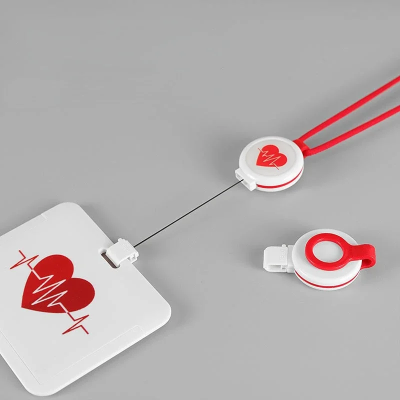 Nurse-Doctor-Card-Holders-with-Retractable-Badge-Reel-Safe-Lanyard-IC ...