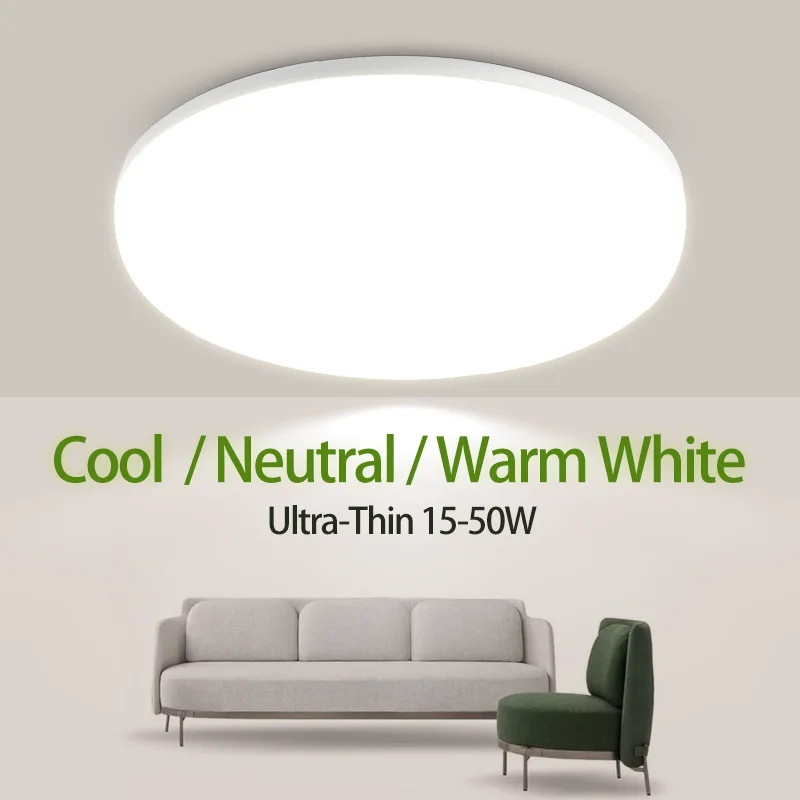Ultra Bright Led Ceiling Lamp 30w 50w Ceiling Lights For Living Room ...